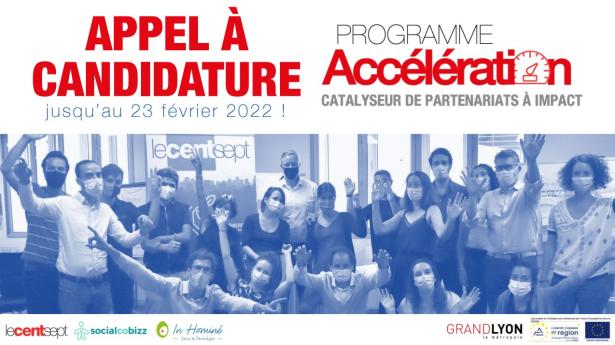 Appel à candidatures - "Programme Accélération" par le Centsept | Le Mag' | Le Labo de l ...